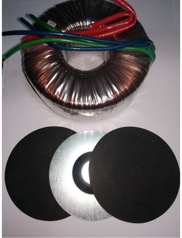 Transformator toroidal 300W 230 VAC / 2X24V
