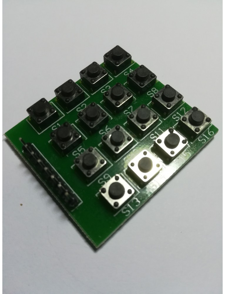 Tastatura 4X4 matrice cu micro switch