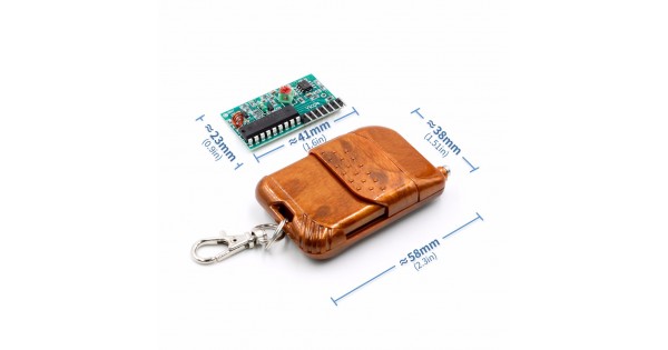 Modul receptor cu telecomanda wireless cu 4 taste