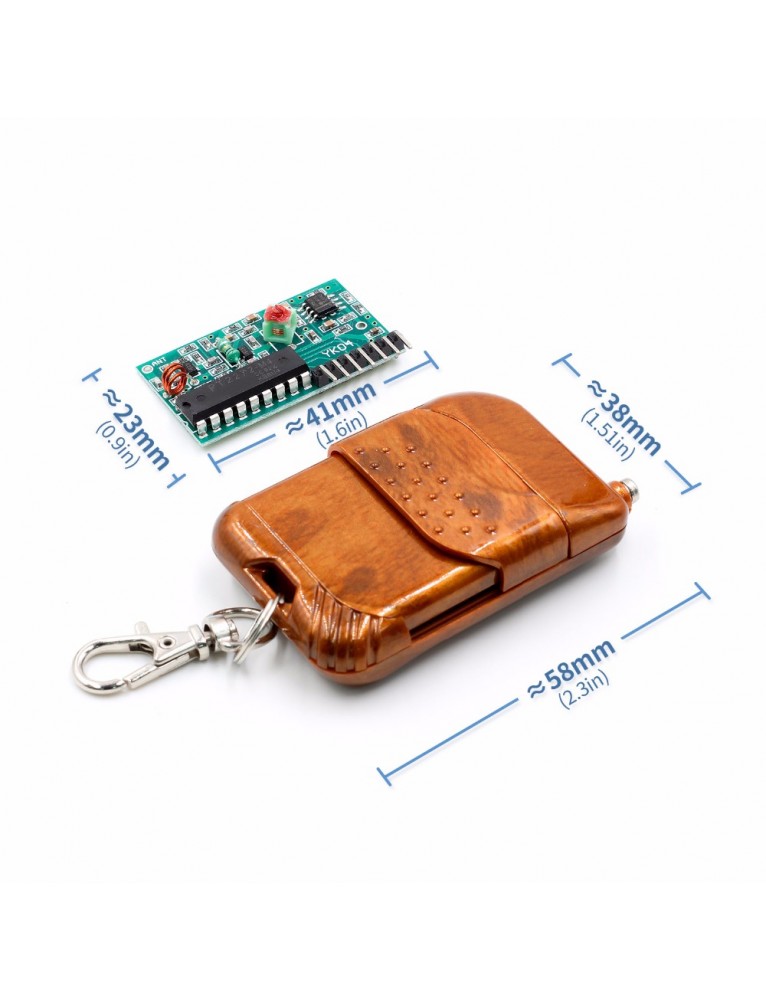 Modul receptor cu telecomanda wireless cu 4 taste